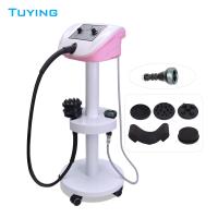 China 2024 2 in 1 pink G8 Vibration Body Massage Vacuum Heating Slimming Machine with Stand for sale