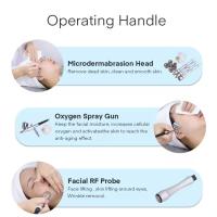 China 7 in 1 Galvanic Microcurrent Facial Machine Diamond Microdermabrasion Electroporation Mesotherapy Emssings Face Lift Machine for sale