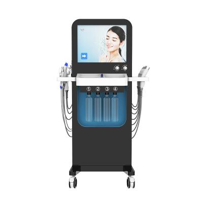 China 13 in 1 Hydra Jet Peel Machine Diamond Microdermabrasion Deep Cleaning Facial Beauty Instrument for sale