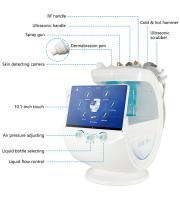 China Smart Ice Blue Hydra Microdermabrasion Facial Skin Care Machine Hydra Dermabrasion Beauty Machine with Skin Analysis for sale