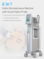 China 6 in 1 Micro Dermabrasion Skin Care Beauty Facial Machine for Skin Care with Visual Scrubber Handle for sale