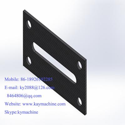 China Precision OEM CNC Milling graphite fiber CFRP Carbon fiber reinforced polymer  Smooth Surface Finish  China manufacturer China factory China producer for sale