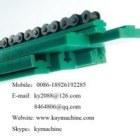 China UHMWPE Sliding wear parts manufacturer Scrolls and bottle guides Sprockets and idler wheels Belt guides Sliding Rail for Flat Top Chain China manufacturer China factory China producer for sale
