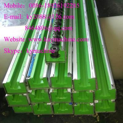 China Plastic friction-resistant plastic wear strip guide rail Plastic Chain Guide profile side strip guide rail guides for chain china corner tracks  China manufacturer China factory China producer for sale