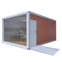 China Zontop quick concrete 20 ft 40 ft  modern luxury ready prefab bolt container home house for sale