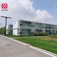 China Zontop High Quality Cheap Luxury  Living 2 Storey  Prefab House  Modular Container Living Home for sale