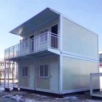 China Zontop 20ft 40ft Luxury Two Storey Living Home  Prefab Container House Prefabricated Home for sale