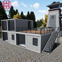 China Zontop China Two Storey Two Bedroom Prefabricated Home Shipping  40ft Luxury Container House for sale