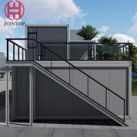 China Zontop China Two Storey Two Bedroom Prefabricated Home Shipping  40ft Luxury Container House for sale