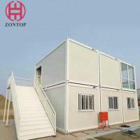 China Zontop China Hot Sale Luxury 20ft 40ft Modular  Prefabricated  Houses Container Homes for sale