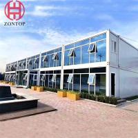China Zontop Luxury China Modern New Home Prefab House Prefabricated Small Villa Container House for sale