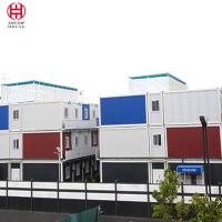 China Zontop Flat Pack Design Quick Build Modern  Luxury Glass Resort 20ft Prefab Container Modular Steel Homes Prefabricated for sale