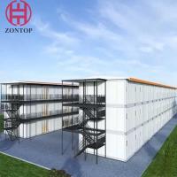 China Zontop 2 Story Modular Flat Pack Home Classroom Hospital Reception Hotel  Container House Prefab House for sale