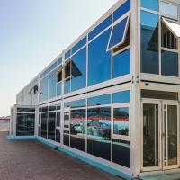 China Zontop Materials Bolt 20 Ft Well Camp Glass Foldable Tiny Folding Install Prefab Two Story Steel Prefab Container Houses for sale