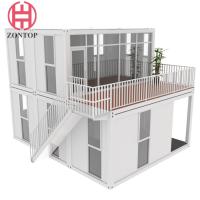 China Zontop China Modern Prefabricated China Storage Luxury Quick Build Temporary  20 Ft Container Home Modular House for sale
