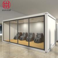 China Zontop Easy Install Prefab Shipping Tiny House Kit Modern Luxury House Prefabricated Container Home for sale