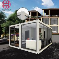 China Zontop China Storage Luxury Quick Build Temporary 2 Stories Modern Prefabricated 20 Ft  Home Modular Housemodular House for sale
