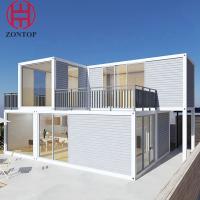 China Zontop China Storage Luxury Quick Build Temporary 2 Stories Modern Prefabricated 20 Ft  Home Modular Housemodular House for sale