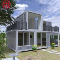 China Zontop China Storage Luxury Quick Build Temporary 2 Stories Modern Prefabricated 20 Ft  Home Modular Housemodular House for sale