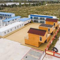 China Zontop Modernas Building Luxury Complex Design Mdular  Prefabricated Container Prefab Light Steel Villa Apartments House for sale