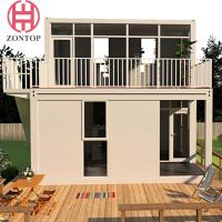 China Zontop Modern Design Detachable Portable Storage Movable Living Dormitory Office Building Prefab Bolt Container House for sale