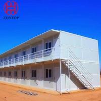China Zontop China Factory Quick Install Light Steel Structure Office Building Modular House Prefab Home for sale