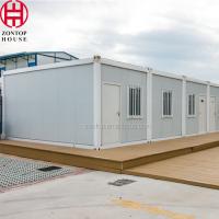 China Zontop 2 Story 40ft Prefab Shipping Container Luxury Modern House Prefabricated Prefab Cabin Homes for sale