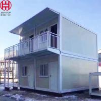 China Zontop 2 Story 40ft Prefab Shipping Container Luxury Modern House Prefabricated Prefab Cabin Homes for sale