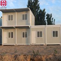 China Zontop China 4 Bedrooms Luxury Prefabricated Modern Quick Concrete 20ft Container Homes 2 Story Prefab House for sale