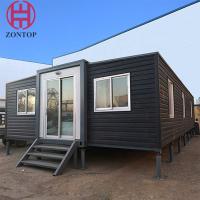 China Zontop China Luxury Living Shipping 3 Bedroom Modular Prefabricated Home Prefab Bolt 20ft Expandable Container House for sale