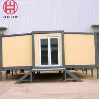 China Zontop China Luxury Living Shipping 3 Bedroom Modular Prefabricated Home Prefab Bolt 20ft Expandable Container House for sale