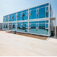China Zontop Modern Tiny Luxury Storage Fabricated Ready Made Two Story Modular Prefabricat 20ft  40ft Office  Prefab Containe for sale