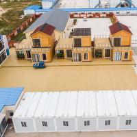 China Zontop Morden  Modular Luxury Prefabricated Houses Container  Steel Frame Prefab House Homes for sale