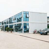 China Zontop China Morden  Low Cost Prefabricated Home  Building Flat Pack Container Office House for sale