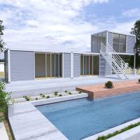 China Zontop China Morden Luxury Modular Home Prefabricated  Container Houses for sale