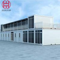 China Zontop 20 Ft Expandable Modern Modular Steel Structural Shipping prefab modular Container House Home for sale