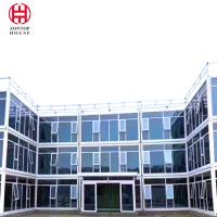 China Zontop Storage  Flat Packed  Luxury Prefabricate Living Shipping  Modular Two Storey  Luxury 20ft Prefabricated Containe for sale