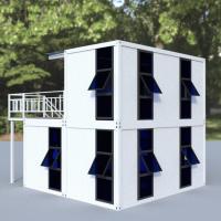 China Zontop  China Modern Small Ready Modular Quick Concrete Hurricane Proof Two Story Resort Cheap Homes Container Prefab  H for sale