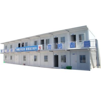 China Zontop Modern Luxury Quick Concrete Construction Complete Large Modular Prefab Glass House for sale
