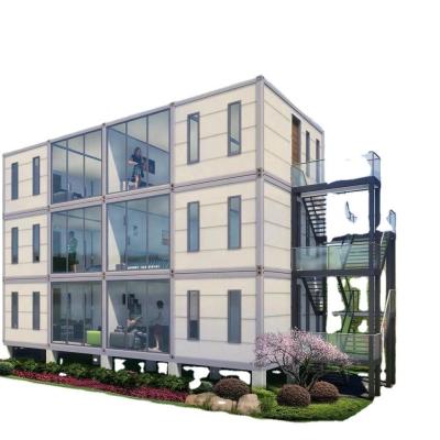 China Zontop Modern Living 40ft Luxury Flat Pack China Prefab Homes Bolt  Prefabricated Expandable Container House for sale