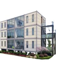 China Zontop Modern Living 40ft Luxury Flat Pack China Prefab Homes Bolt  Prefabricated Expandable Container House for sale