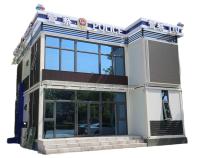 China Zontop modern luxury quick concrete ready prefabricated 4 bedrooms glass  prefab homes bolt container house for sale