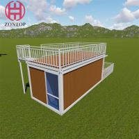 China Zontop Modern Flat Pack Portable Living 40ft Luxury China Prefab Homes 3 Bedroom  Prefabricated Container House for sale