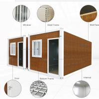 China 20ft 40ft Stackable Container Homes Luxury Modern Steel Portable 3 Bedroom for sale