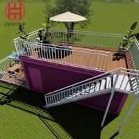China Flat Pack Fully Furnished  Stackable Container Homes Luxury 40 Feet for sale