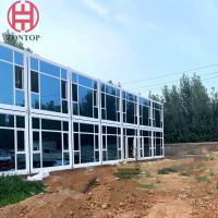 China Luxury 40 Feet Stackable Flat Pack Fully Furnished Prefab Shipping Container House for sale