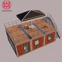 China Zontop Modern Living 40ft Luxury Flat Pack China Prefab Homes Bolt  Prefabricated Expandable Container House for sale