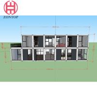 China Modern Luxury  Easy Assemble Steel Manufactured Prefabricated Resort  2 Story Prefab Modular House for sale