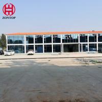 China Zontop Modern Light Steel Prefabricated Luxury Construction Complete Large Modular Prefab Container Houses for sale