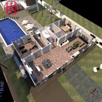 China Zontop China Factory Modular Home Prefab House Detachable Luxury Container Houses for sale